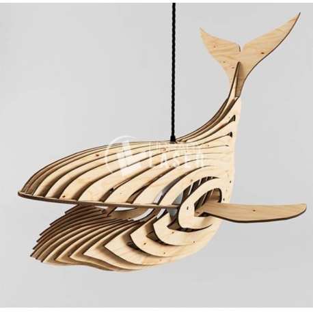 Whale Design case for laser cutting