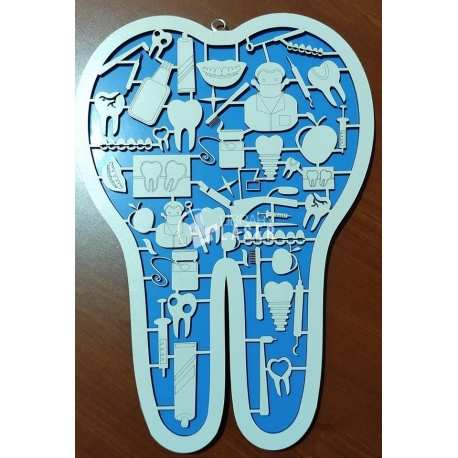 Tooth design case for laser cutting