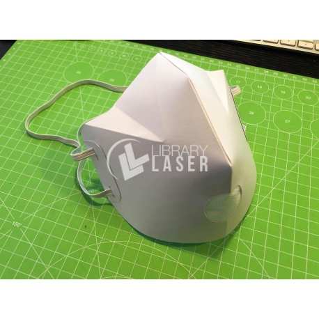 Face mask for laser cutting