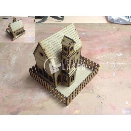 Church for laser cutting