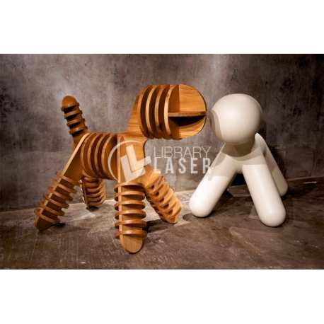 Puppy dog for laser cutting