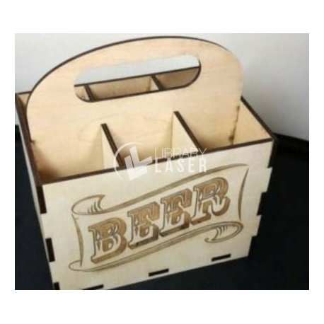 Beer box for laser cutting