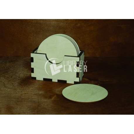 Cup holder for laser cutting