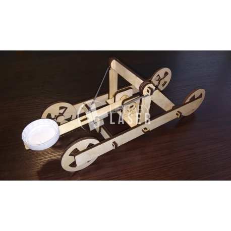 Catapult for laser cutting