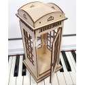 Phone booth Laser Cut File DXF SVG